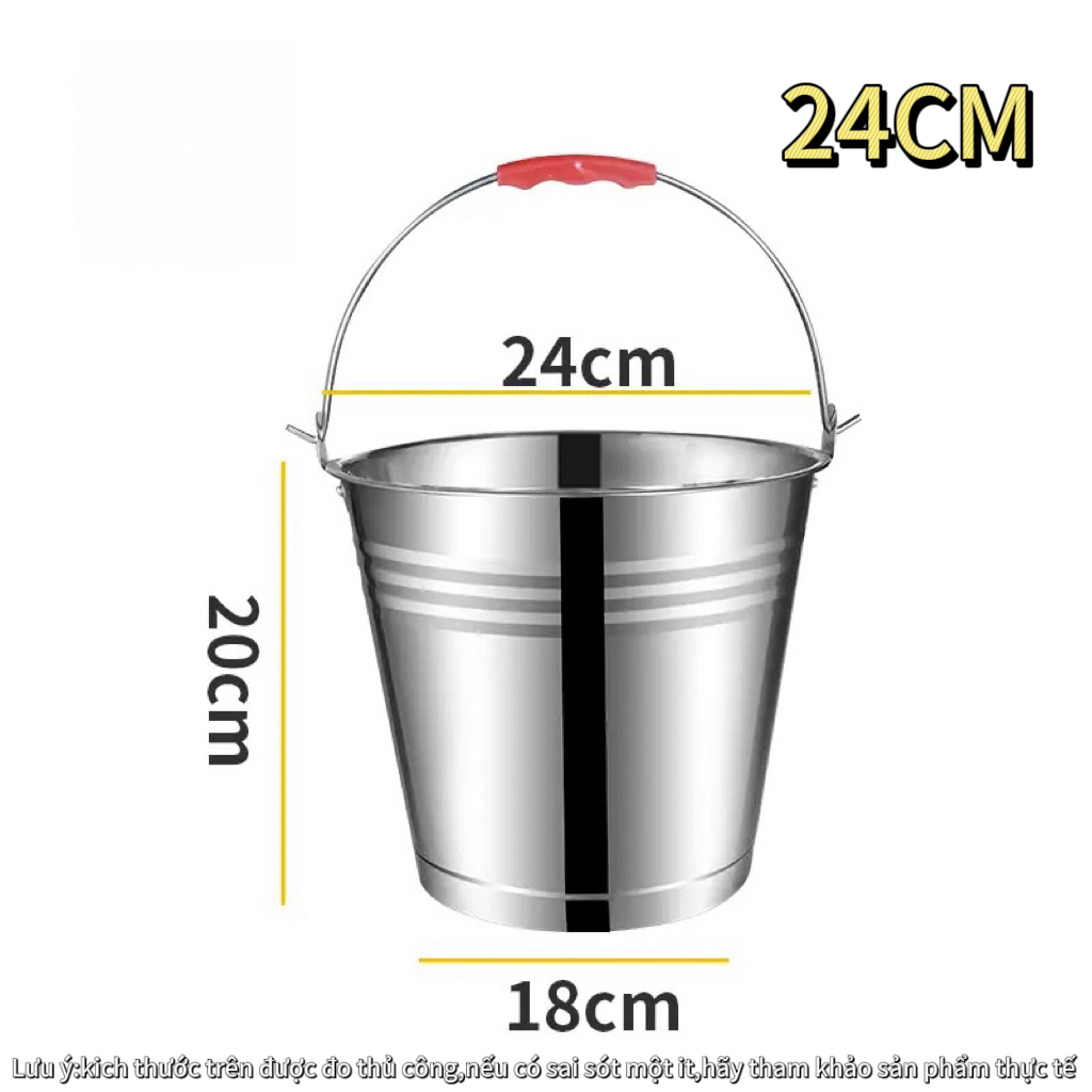 Xô Đá inox quai - XÔ ƯỚP LẠNH CHẤT LIỆU INOX KHÔNG GỈ - KHÔNG BẠC MÀU ...