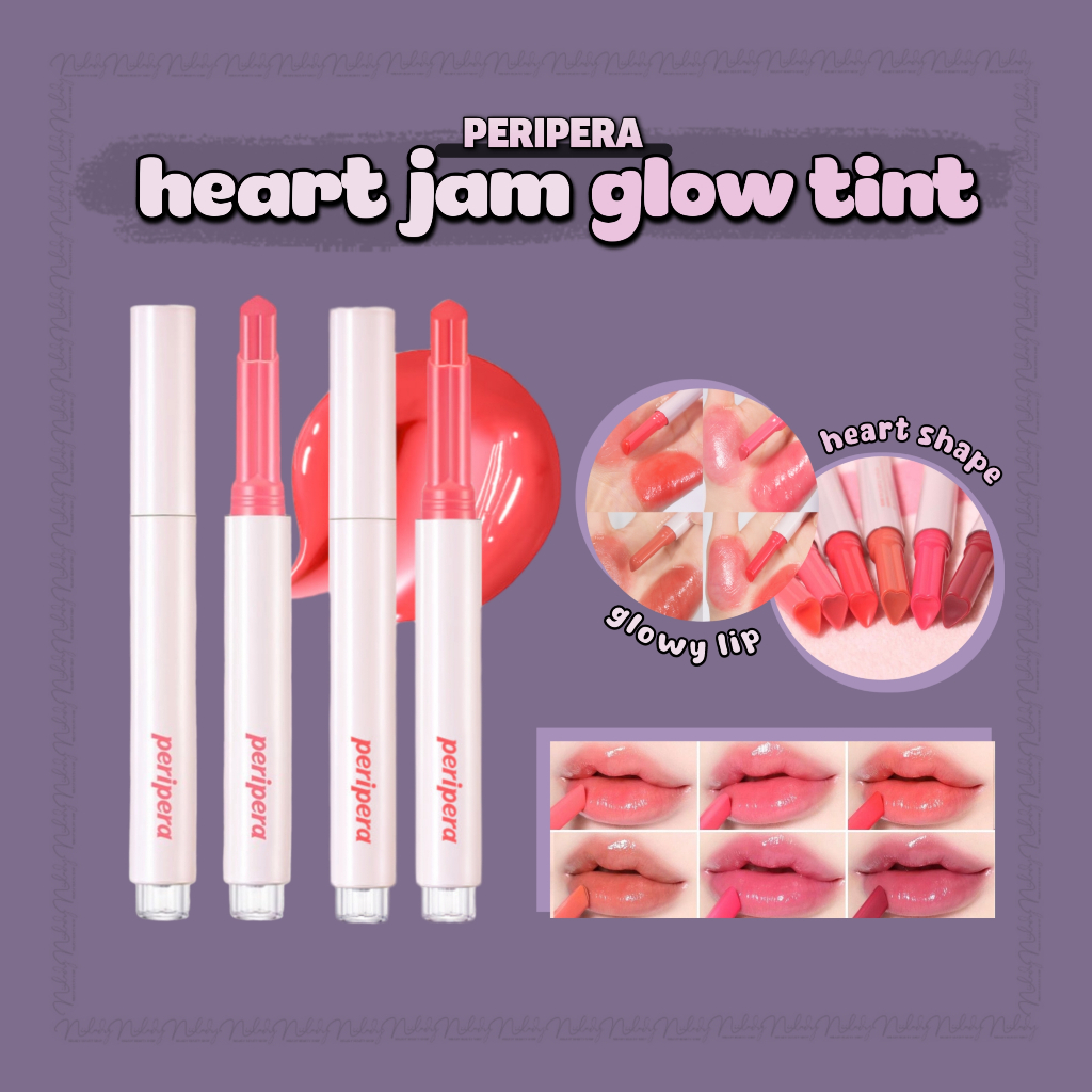 Son Peripera Heart Jam Glow Lip | Shopee Việt Nam