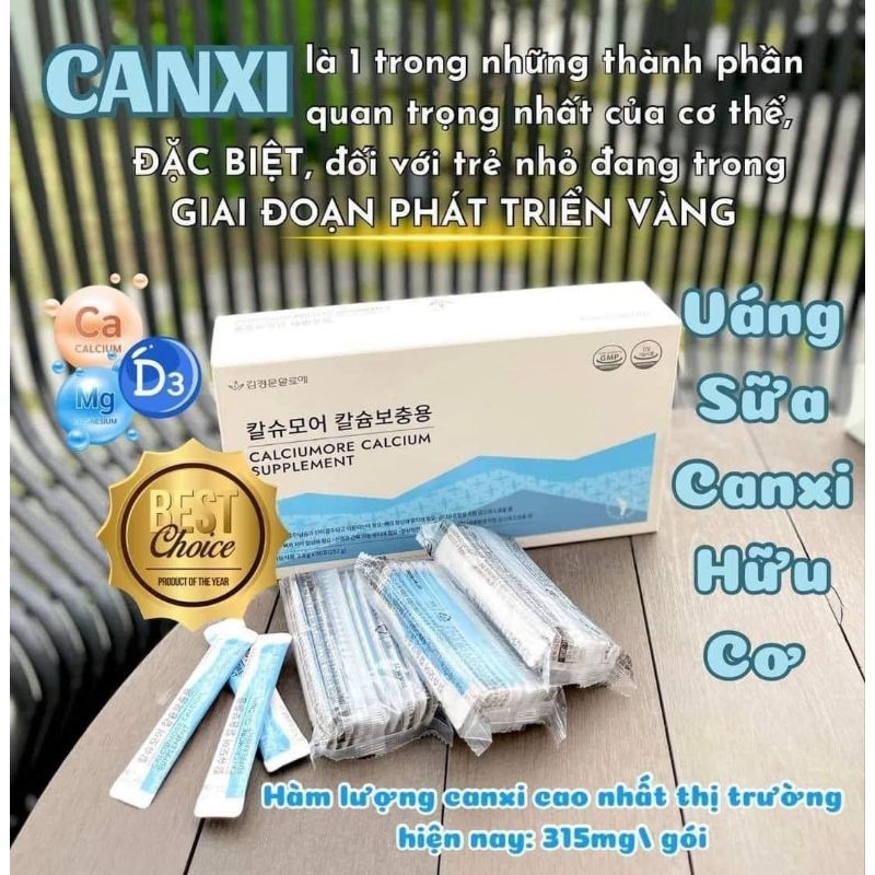 Bột váng sữa canxi hữu cơ CALCIUMORE CALCIUM SUPPLEMENT | Shopee Việt Nam