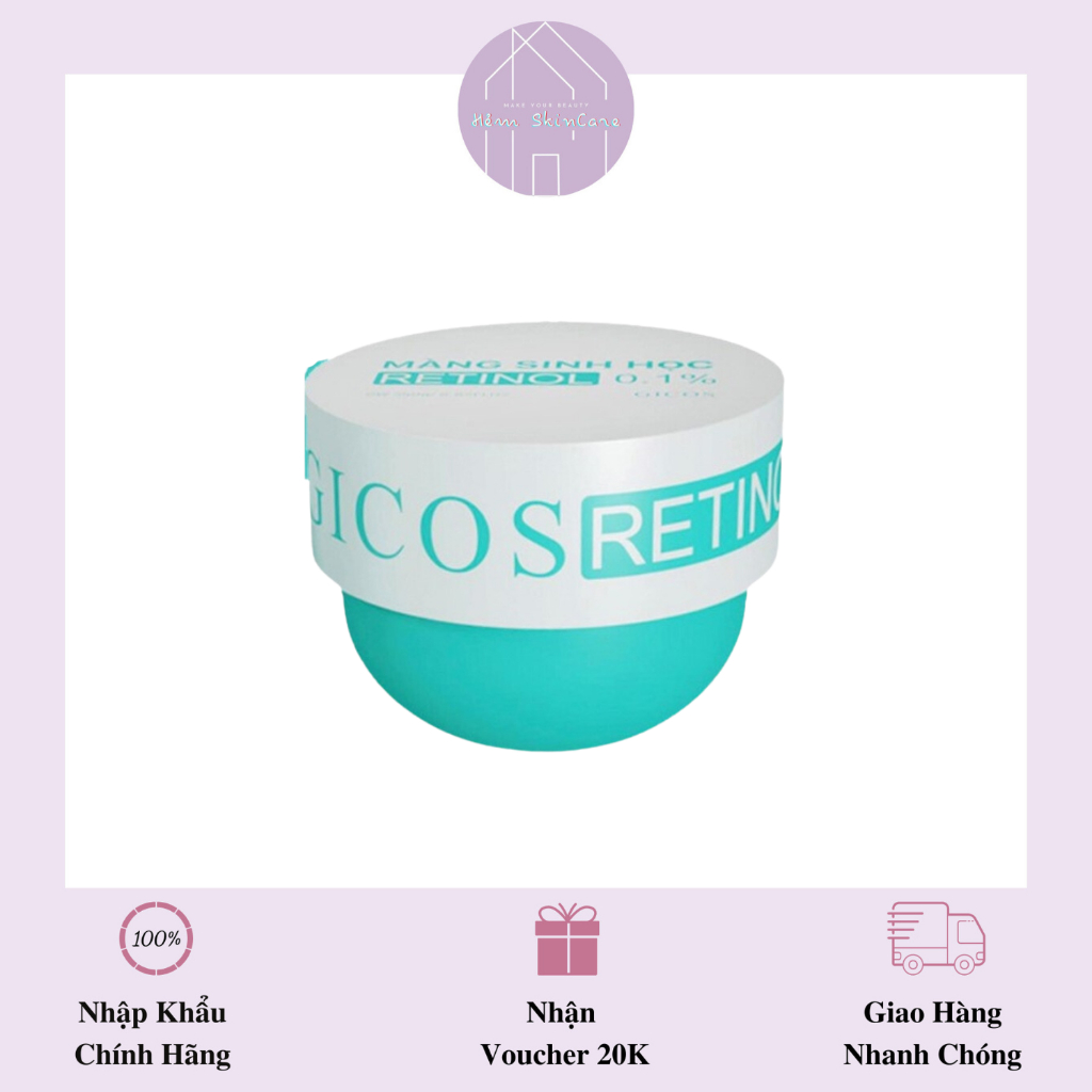 Gicos Màng Sinh Học Retinol 0.1% - Kem Body Dưỡng Da Căng Mịn | Shopee ...