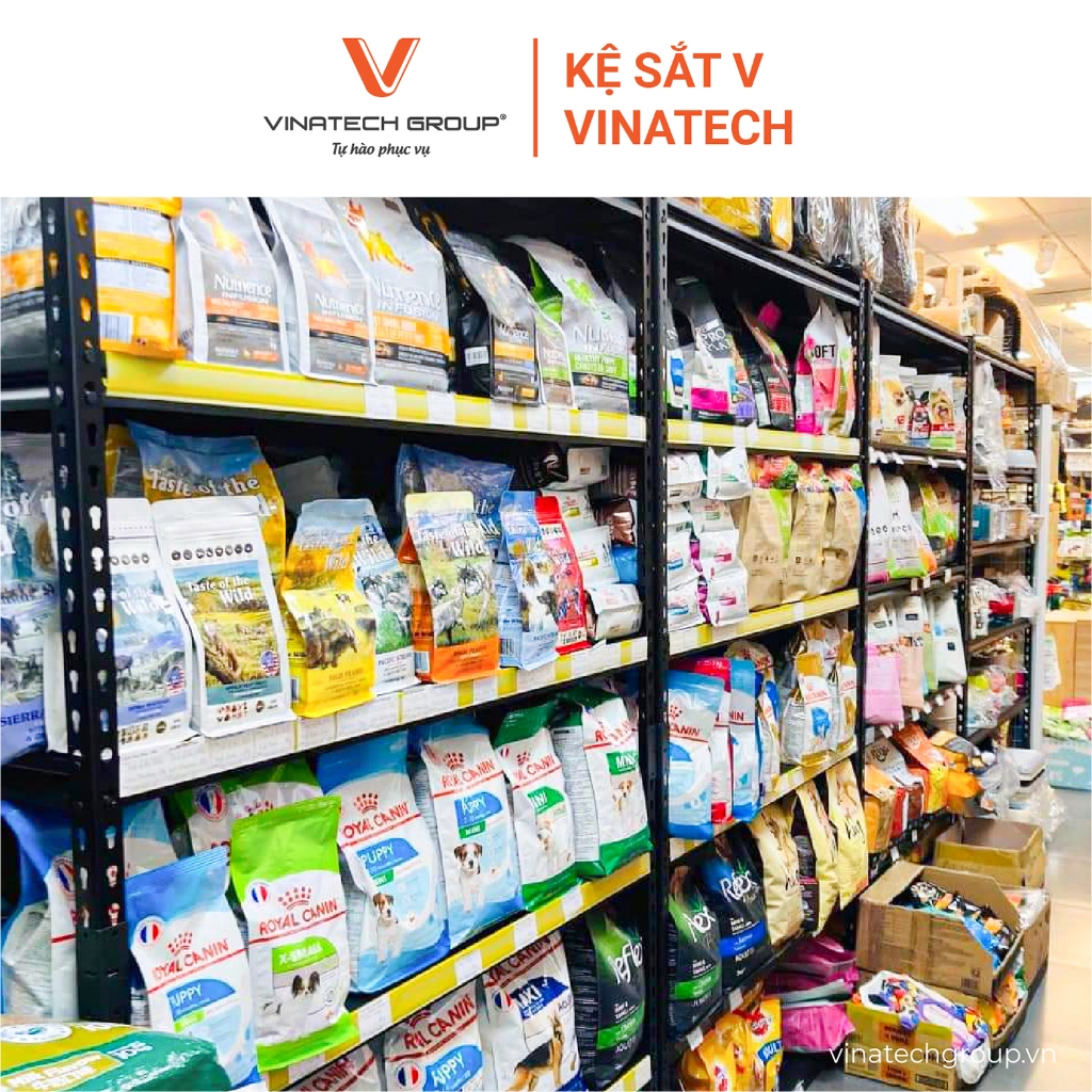 Kệ Sắt V Lỗ 5 Tầng VINATECH đóng thùng - Trưng Bày Hàng Hóa, Lắp Ráp ...