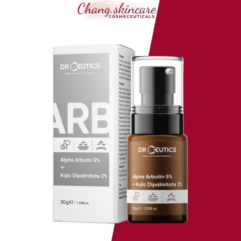 Serum Drceutics Alpha arbutin 5% + Kojic dipalmitate 2% 30g | Shopee Việt Nam