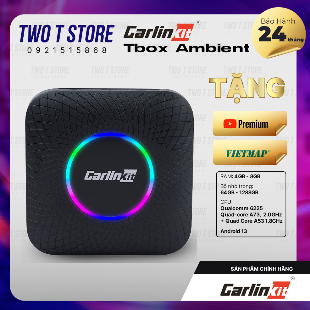 Bộ Carplay Android Box Carlinkit Tbox UHD HDMI 2024 Qualcomm 660, Tbox ...