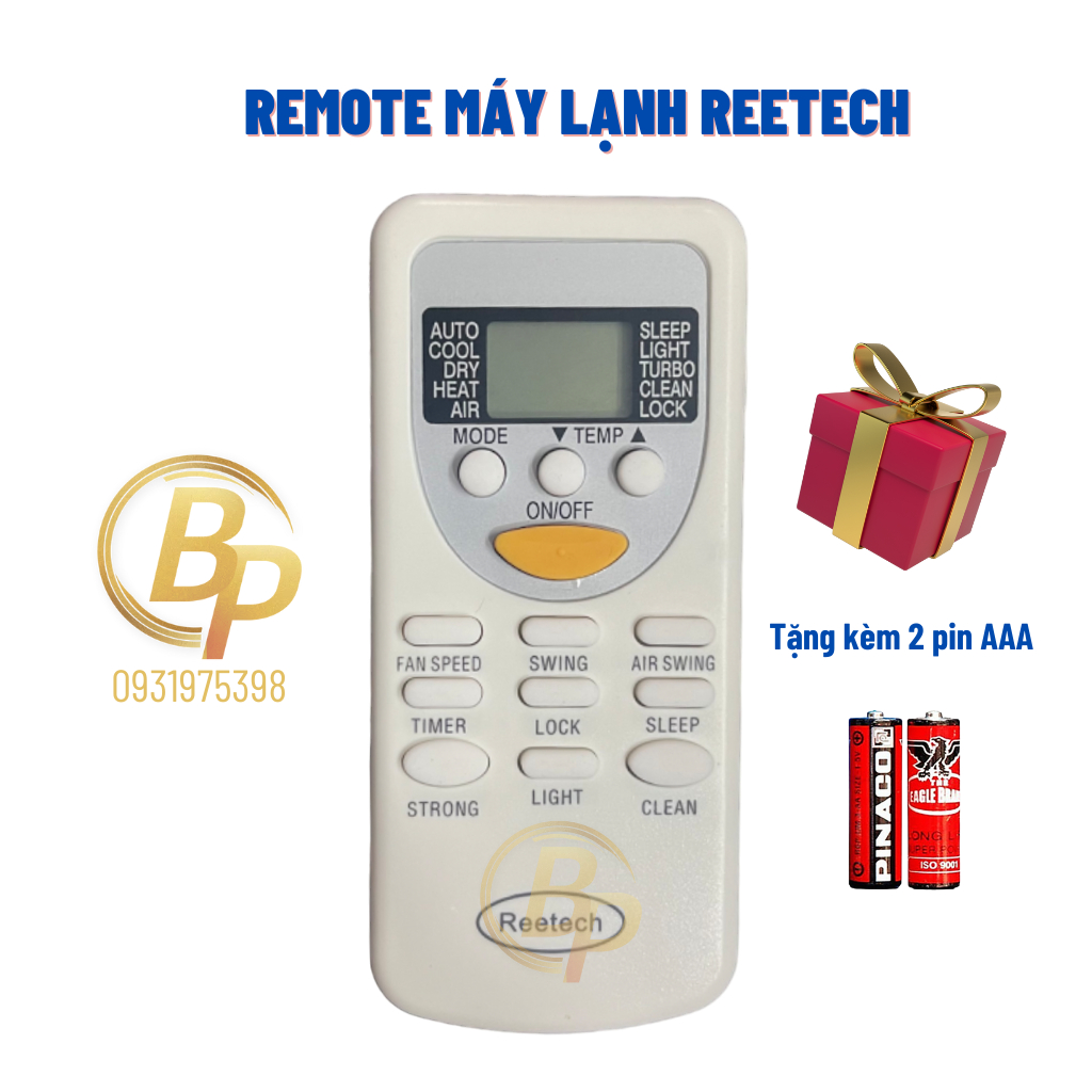 REMOTE MÁY LẠNH REETECH ZH-03 và JT-03 - ĐIỀU KHIỂN ĐIỀU HÒA REETECH ZH ...