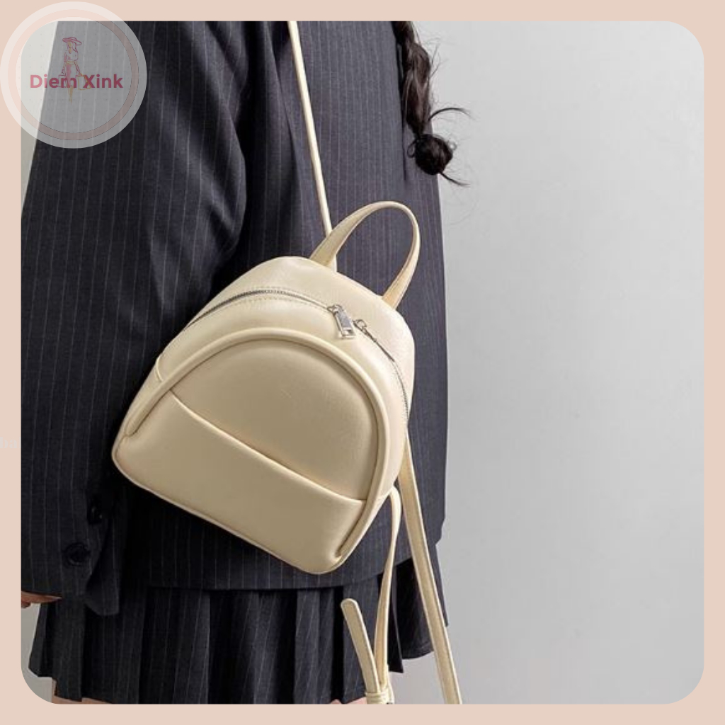 Balo Mini Size 18 Cm Da Pu Mềm Cao Cấp, Balo Đi Học Đi Chơi Phong Cách ...