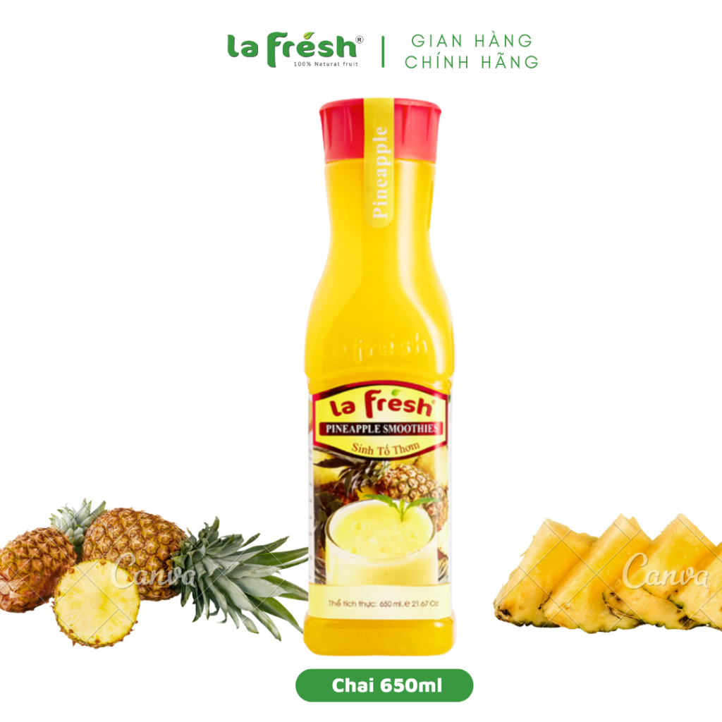 Sinh tố Thơm LAFRESH chai 650ml | Shopee Việt Nam