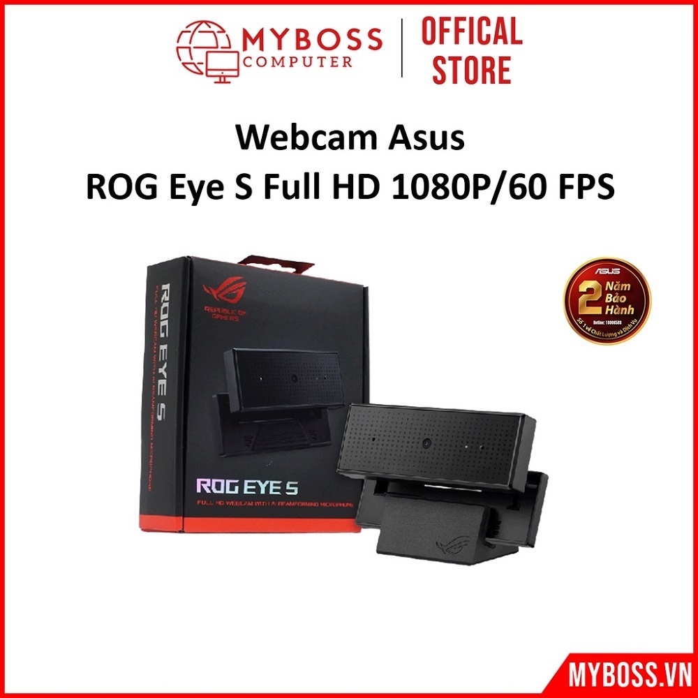 [HÀNG CHÍNH HÃNG] Webcam ASUS ROG Strix Eye S Full HD 1080P/60 FPS, Bảo ...