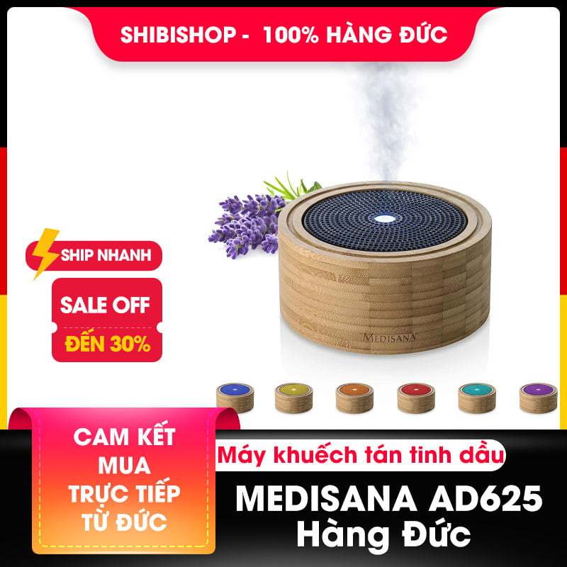 Máy khuếch tán phun sương tinh dầu MEDISANA AD625 - HÀNG Đức chính hãng | Shopee Việt Nam