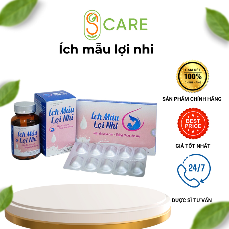 [DATE T4/2025] Ích mẫu lợi nhi - Tăng chất lượng sữa mẹ - Mua 4 hộp 20v ...