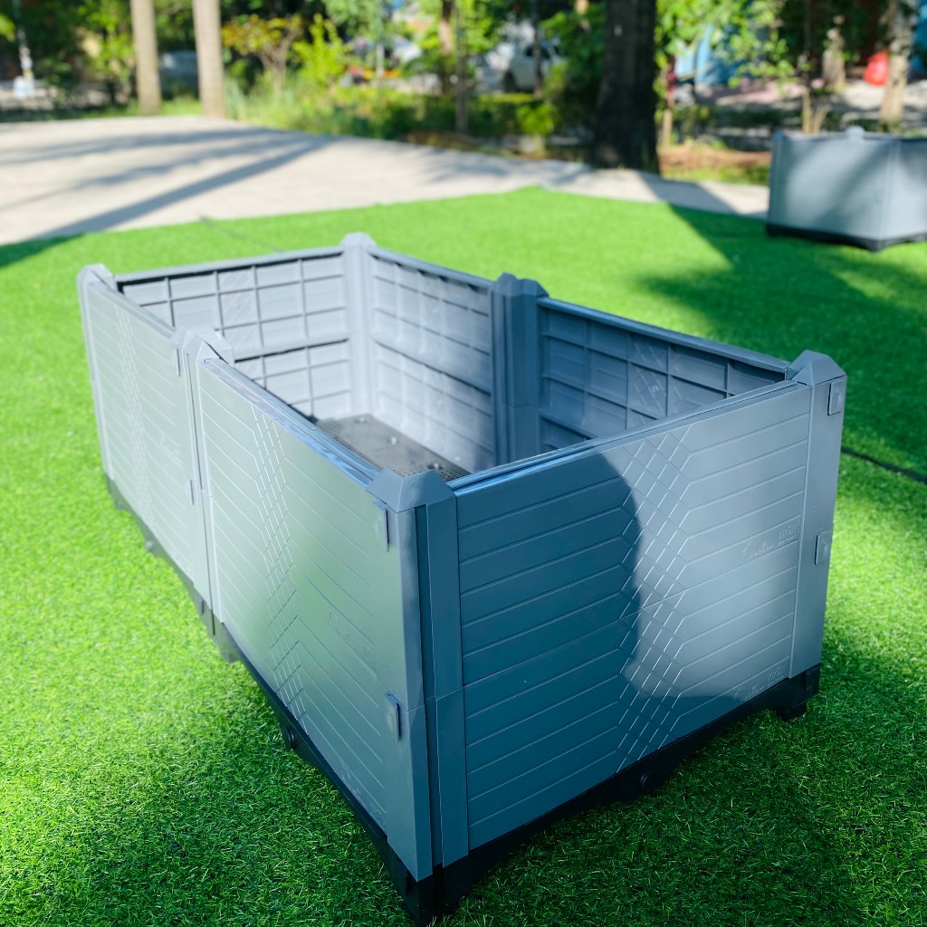 Chậu ghép thông minh trồng cây, trồng rau HDPE KT 1m x 0,5m x 0,39m | Shopee Việt Nam