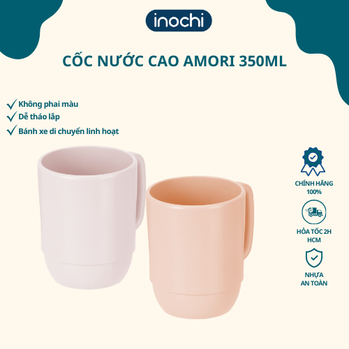 Cốc nước INOCHI 350ML Nhựa Nguyên Sinh Kháng Khuẩn Ag+ chịu nhiệt độ ...