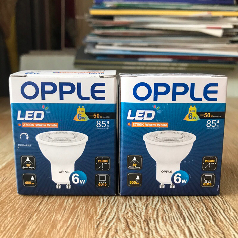 Bóng chén Led đui GU10 công suất 6w Dimmable |Opple chính hãng ...