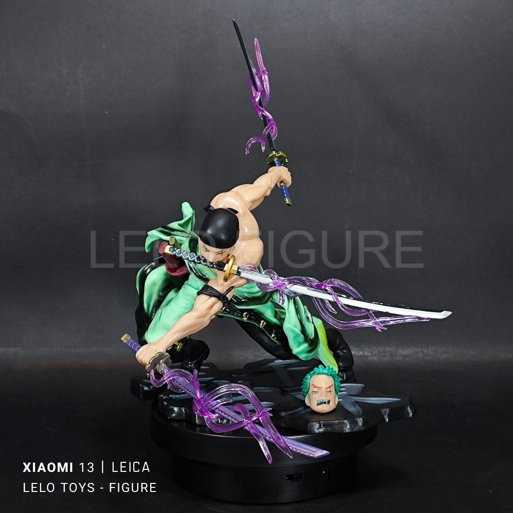 ONE PIECE - ZORO 3000 THẾ GIỚI - 2 ĐẦU - 3 KIẾM - 3 HAKI - 21cm - 800g ...