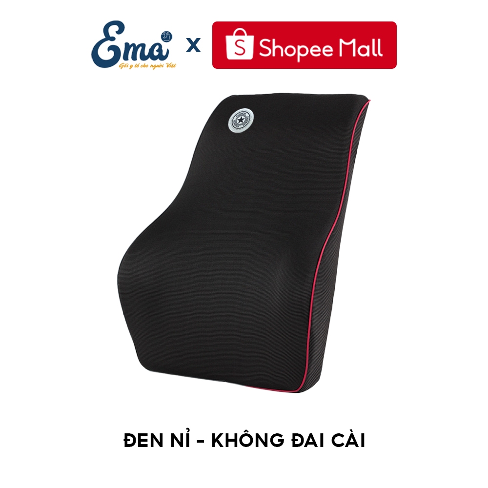 Gối Tựa Lưng Massage Cao Su Non Ema Ôm Trọn Lưng Giúp Thư Giãn Dành Cho Dân Văn Phòng