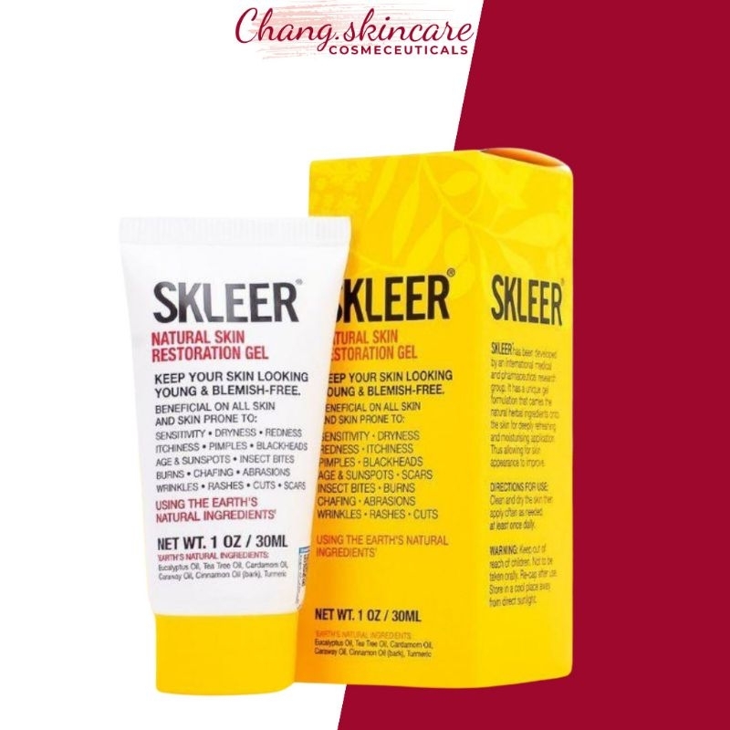Gel dưỡng SKLEER NATURAL SKIN RESTORATION 30ml | Shopee Việt Nam