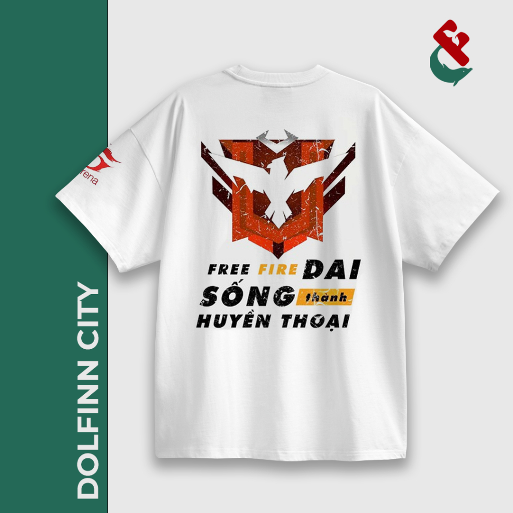 Dolfinn City| Áo thun Free Fire màu đen, trắng đủ size 100% cotton form ...