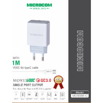 Bộ sạc nhanh Microcom Vooc 25W Type C, chính hãng Microcom | Shopee ...