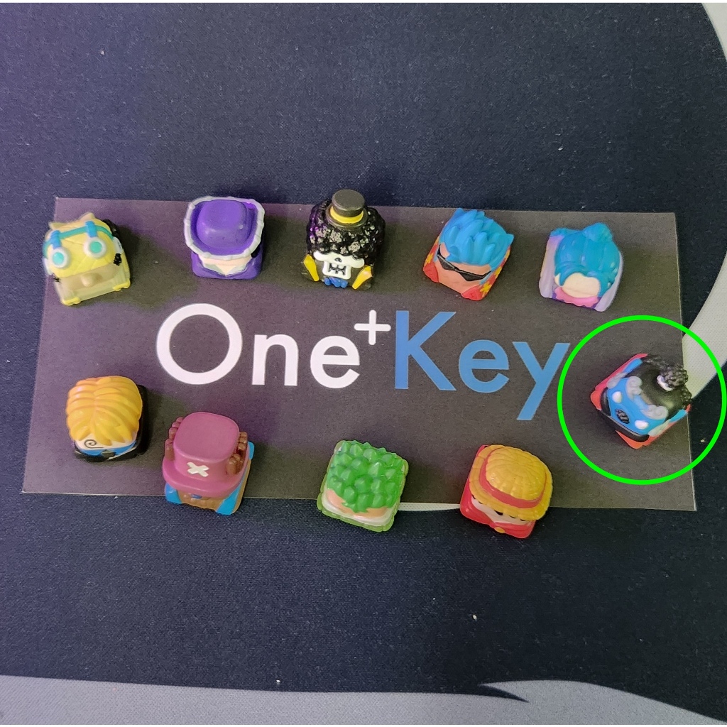 Phôi keycap One Piece/Vua Hải Tặc - Luffy, Zoro, Sanji, Usopp, Nami ...