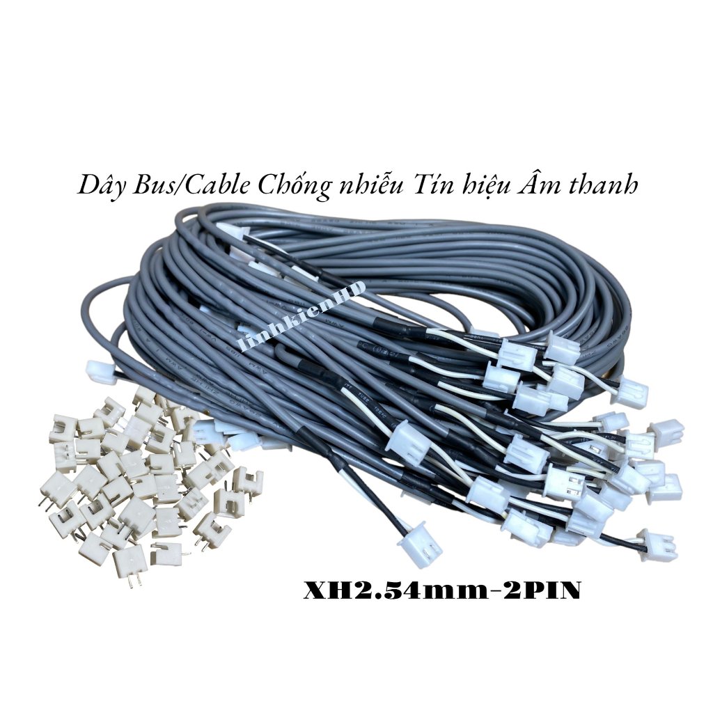 Dây tín hiệu âm thanh, dây bus, cable nối XH2.54-2P Dài 10cm 20cm, 30cm, 40cm, 50cm | Shopee ...