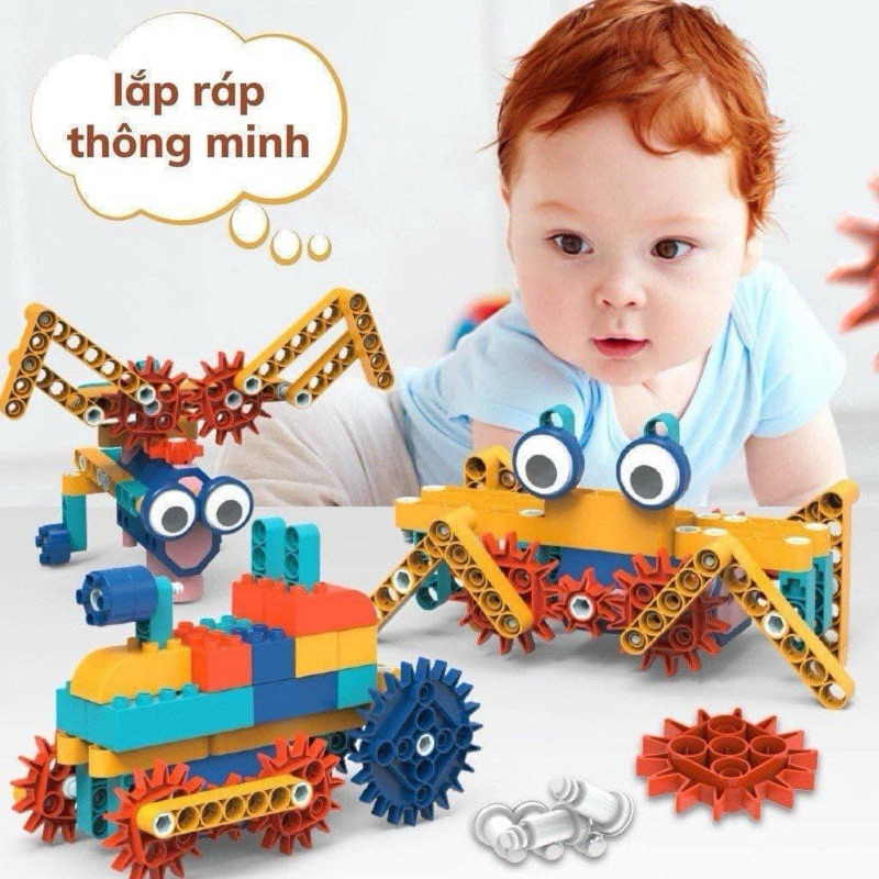 Bộ lắp ráp Robot chuyển động 116pcs | Shopee Việt Nam