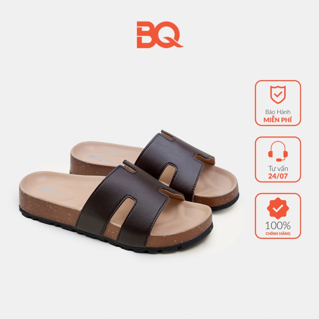 Dép nam nữ unisex quai ngang chữ H đế bằng đẹp BQ D S358 | Shopee Việt Nam