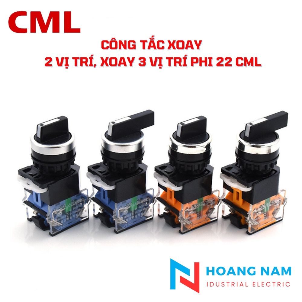 Công Tắc Xoay 2 Vị Trí, Xoay 3 Vị Trí Phi 22 CML | Shopee Việt Nam
