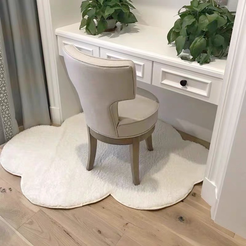 Thảm trang trí mềm mịn hình MÂY TRẮNG phong cách Châu Âu cỡ 60*90cm ...