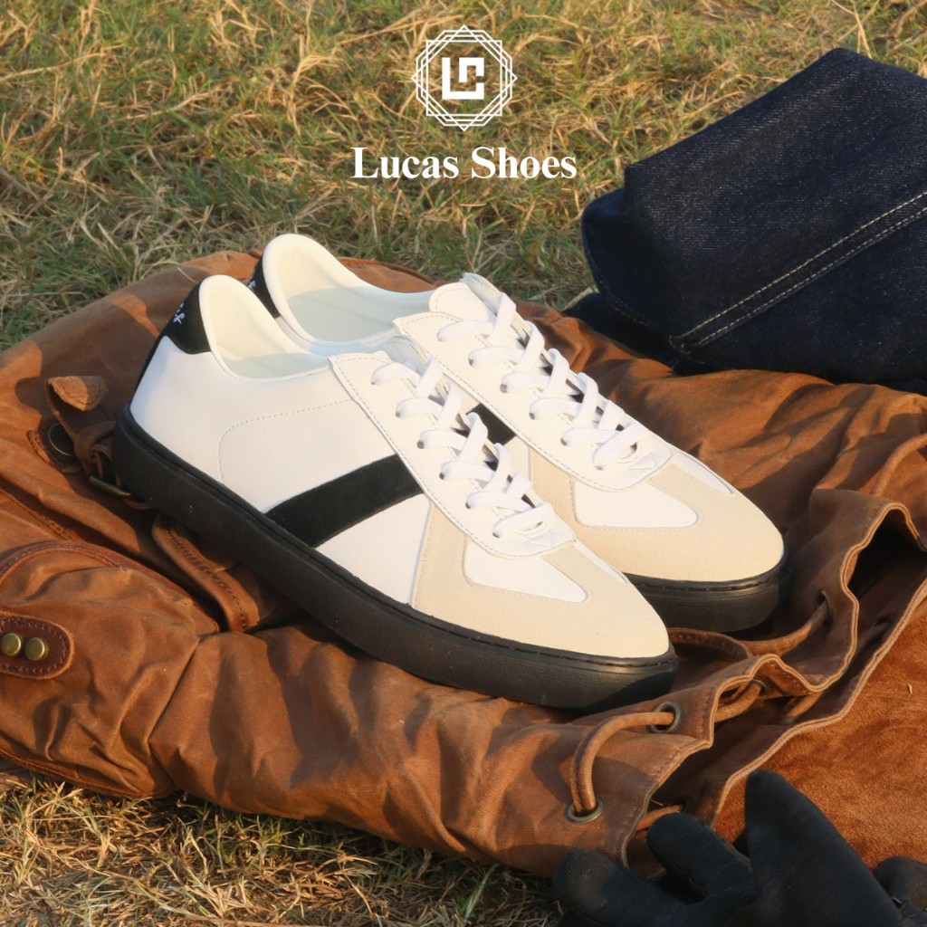 Giày Thể Thao Gat shoes Black Lucas Shoes, da bò thật, đế đen cao su ...