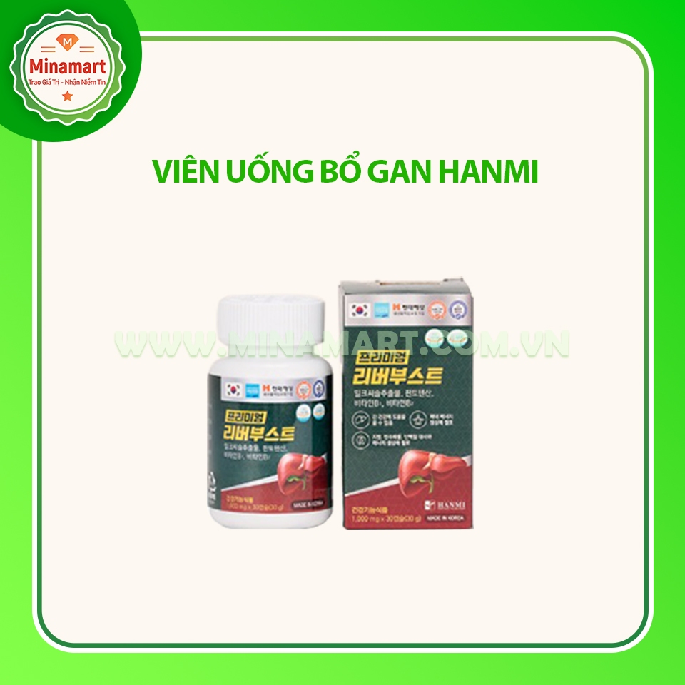 MINAMART-CHÍNH HÃNG-DATE MỚI - Viên Uống Bổ Gan Hanmi 30 Viên - Tăng cường sức khỏe - Quà Tặng Ý ...