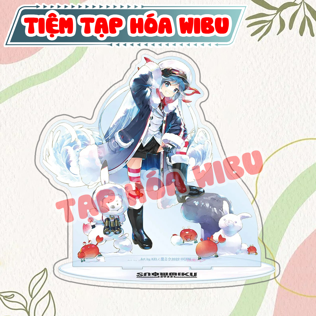 Mô Hình Tượng Standee Acrylic Hatsune Miku Snow Miku 2024 Kaito Meiko ...