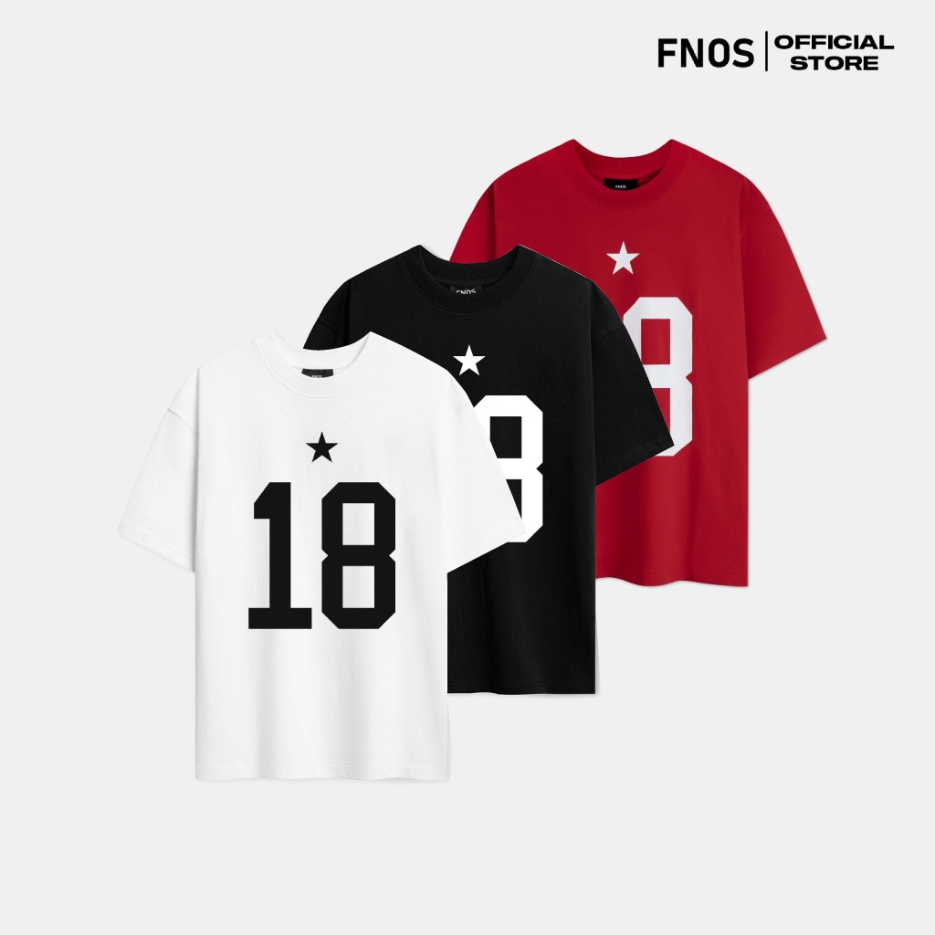 FNOS | ÁO THUN OVERFIT BALANCE NUMBER - TSG18-19-33 | Shopee Việt Nam
