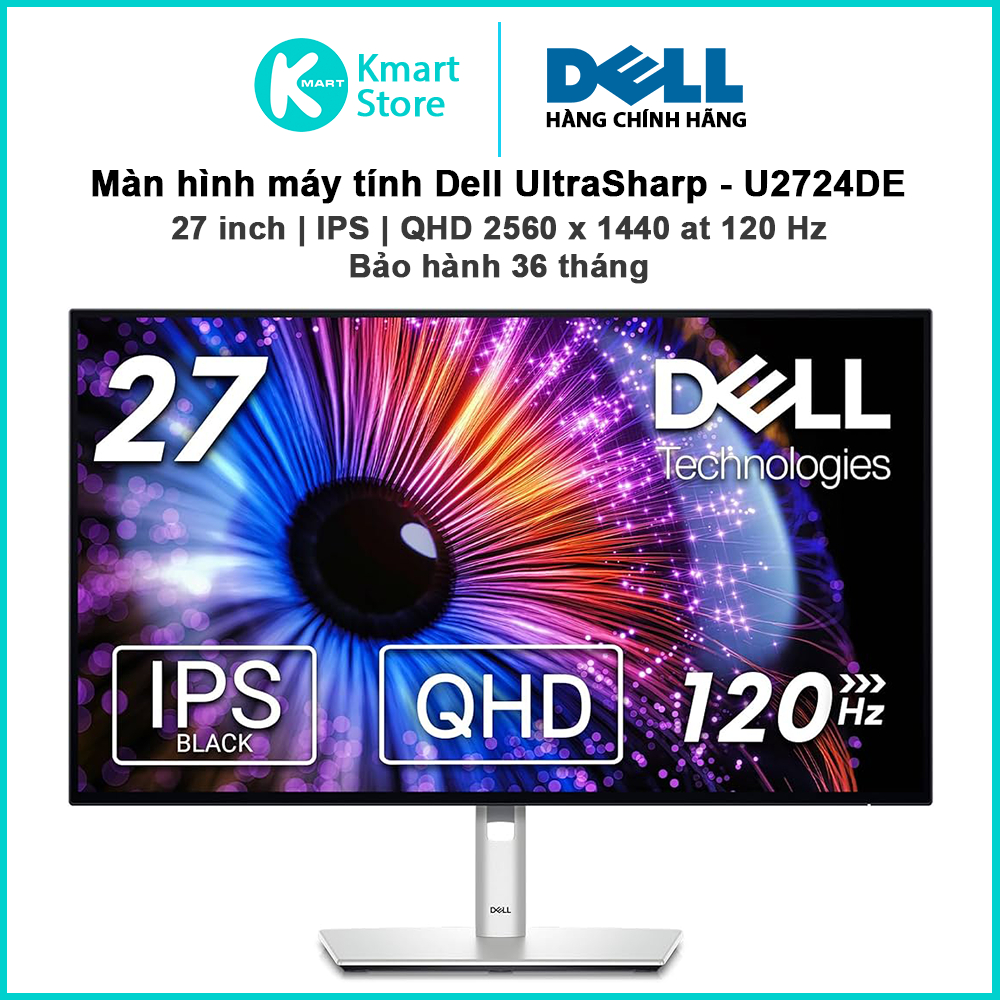 Màn hình máy tính Dell UltraSharp U2724DE | 27 Inch | IPS QHD 2560 x ...
