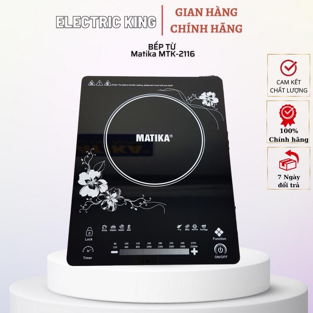 Bếp Từ Đơn MATIKA Tặng Kèm Nồi Lẩu Inox MTK-2116 | Shopee Việt Nam