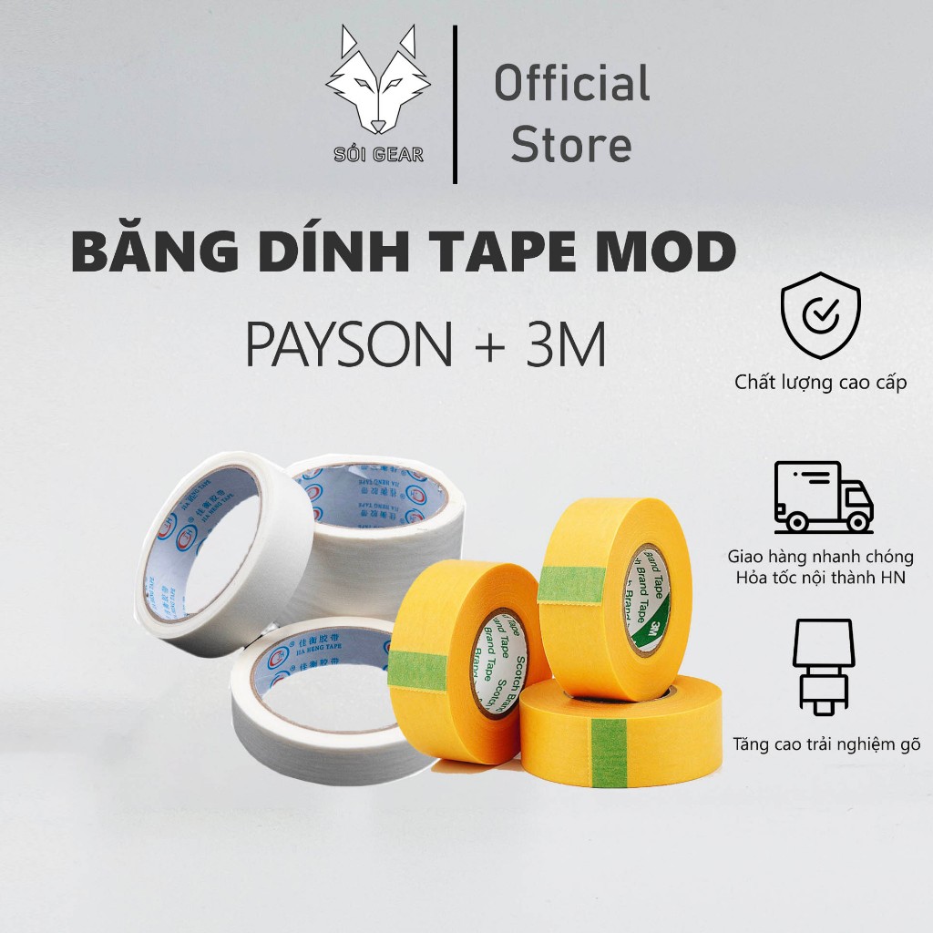 [HỎA TỐC HN - HCM] Masking Tape thương hiệu Payson - Băng dính sử dụng ...