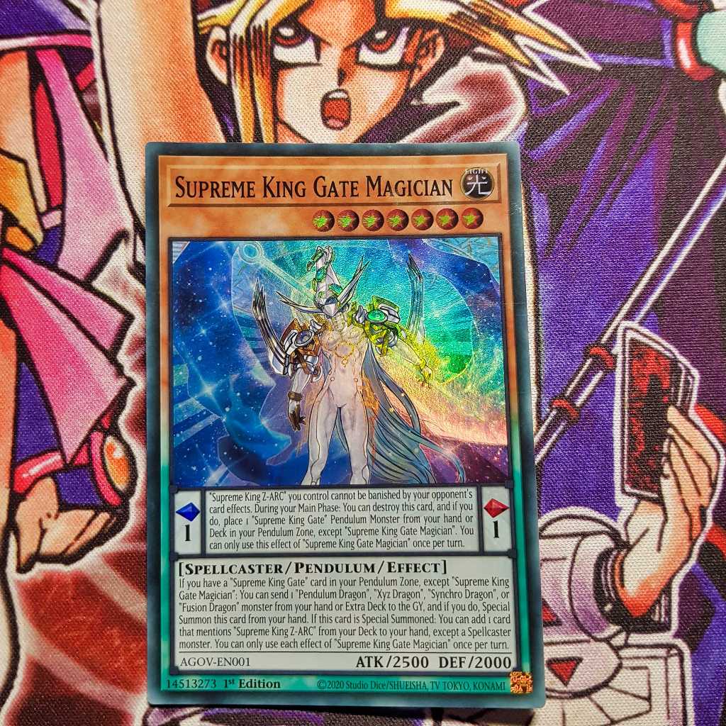 Thẻ bài Yugioh chính hãng | Supreme King Gate Magician | AGOV Super ...