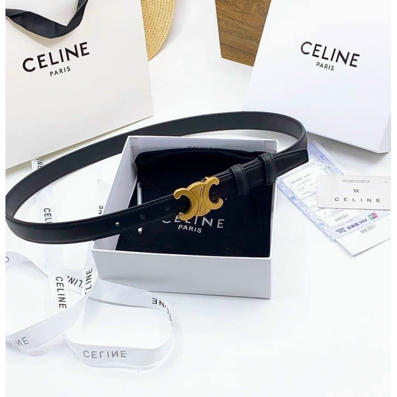 Dây lưng C lin cao cấp da dê full box mặt 2,5cm | Shopee Việt Nam