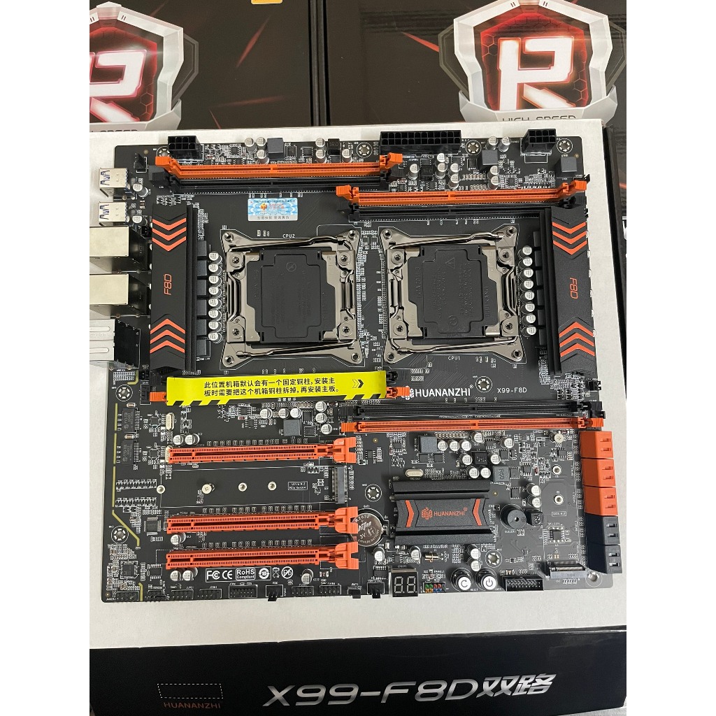 Mainboard HUANANZHI X99-F8D (Intel X99, LGA 2011-3, ATX, 8 Khe Cắm Ram DDR4)- BH 12 THÁNG ...