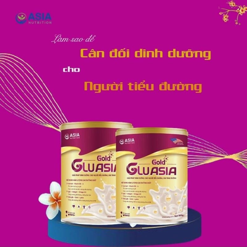 Sữa Gold Glu Asia 900g, date 2026 - 2027 (tiểu đường). Chính hãng ...