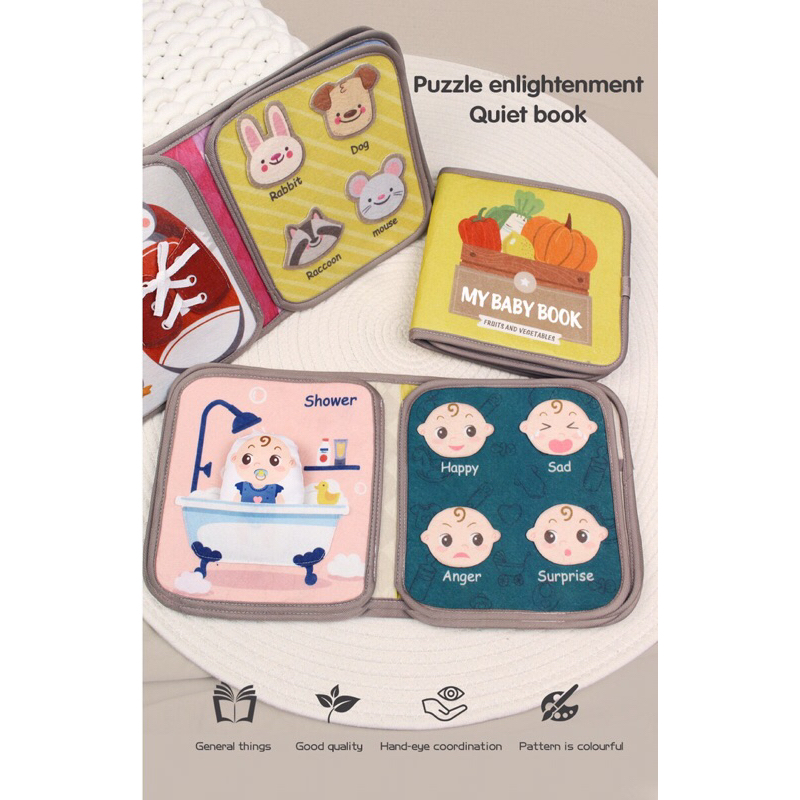 Sách vải My baby Book cho bé | Shopee Việt Nam
