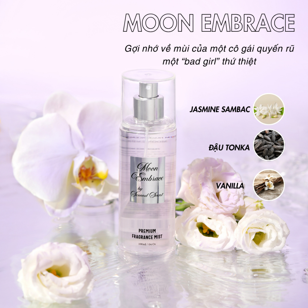Xịt thơm toàn thân SECOND SCENT Premium Fragrance Mist Bodymist nước ...