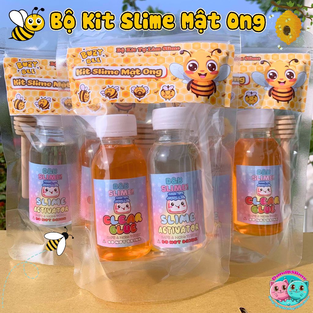 [Hot Trend] Bộ Kit làm Slime Mật Ong - Kit làm Slime Trong Suốt (Có Bán ...
