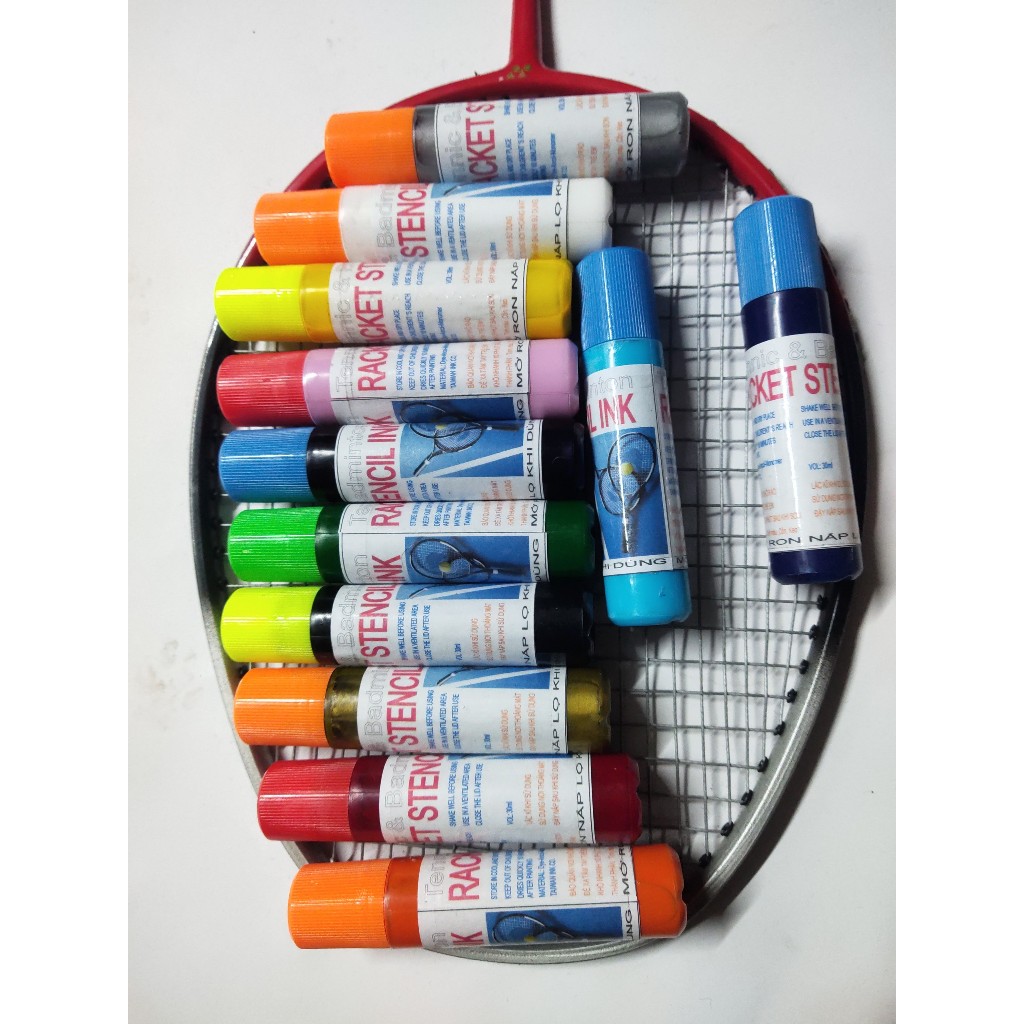 MỰC SƠN VỢT CẦU LÔNG - TENNIS-RACKET STENCIL INK | Shopee Việt Nam
