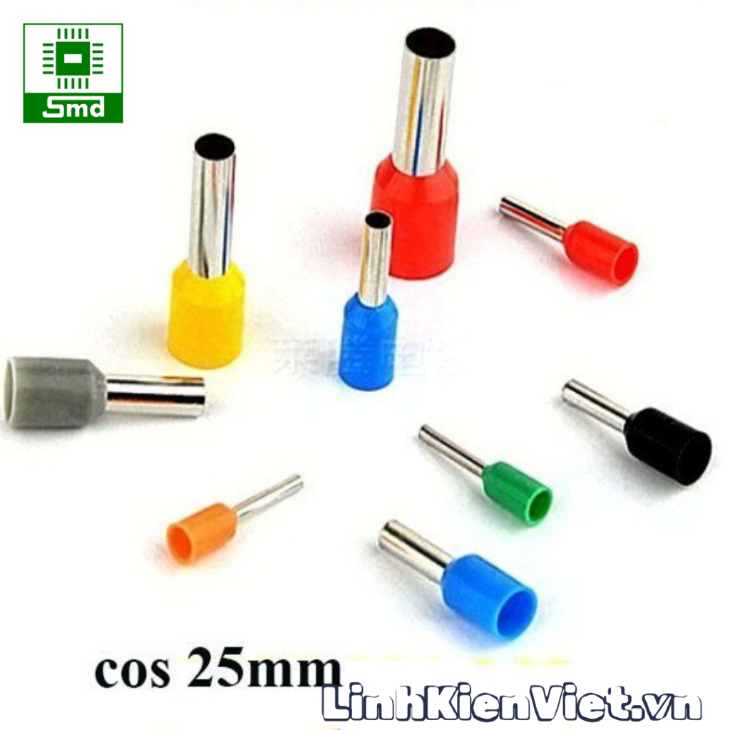 Cose kim Đầu cốt kim rỗng đầu cos pin rỗng tròn đấu dây điện, 0.8cm E0508 0.5/E7508 0.75/E1008 1 ...