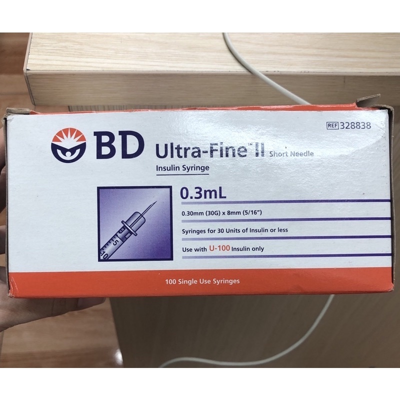 Kim tiêm Insulin BD ULTRA - FINE II 0.3ML/U100 | Shopee Việt Nam