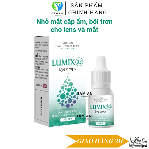 Dung Dịch Nhỏ Mắt LUMIX 0.3 Eye Drop Gel Nhỏ Mắt Mổ Cận-Nhỏ Mắt Lens ...