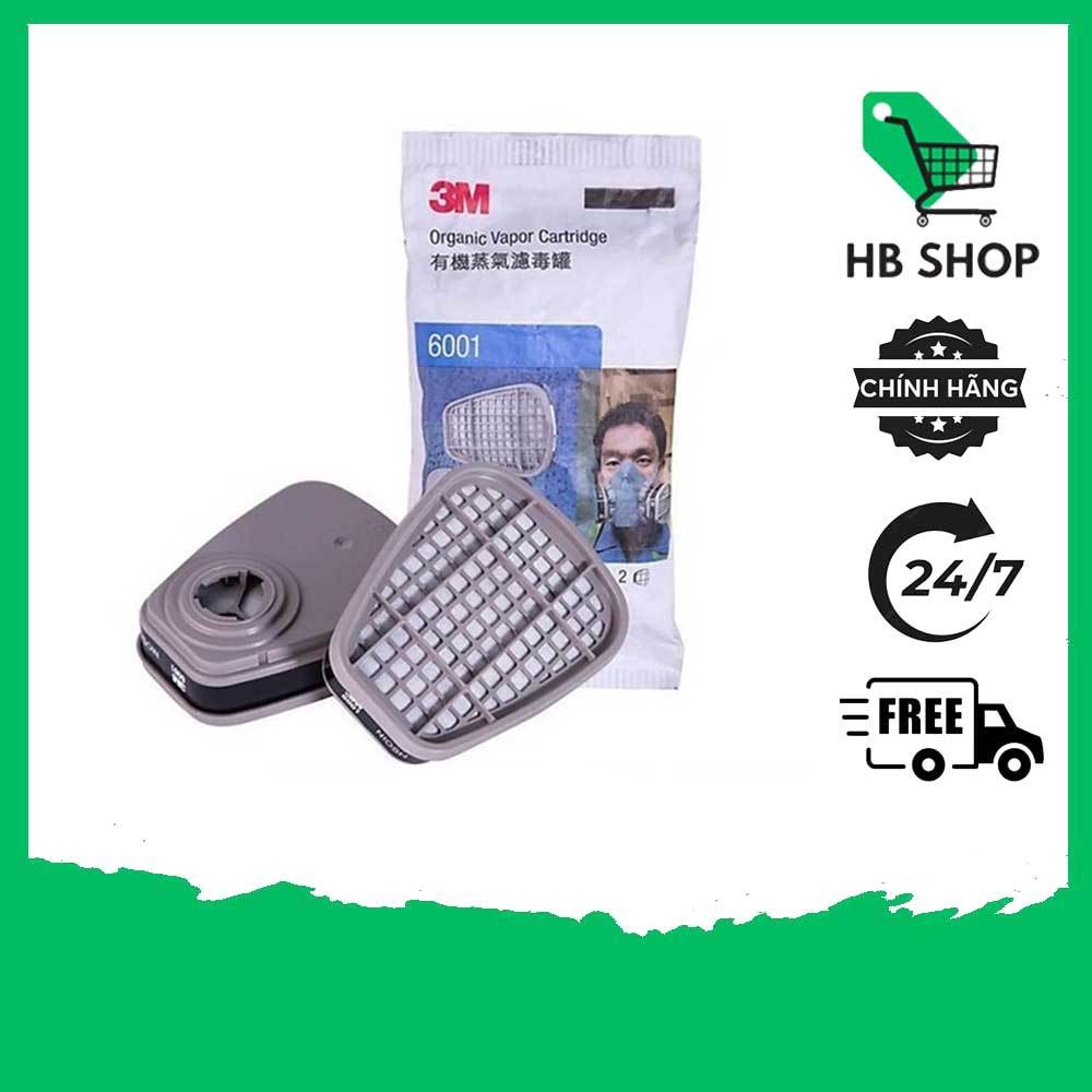 Phin Lọc 3M 6001 chính hãng dùng cho mặt nạ phòng độc chống bụi 3M 6200, 6800, 7502 ...