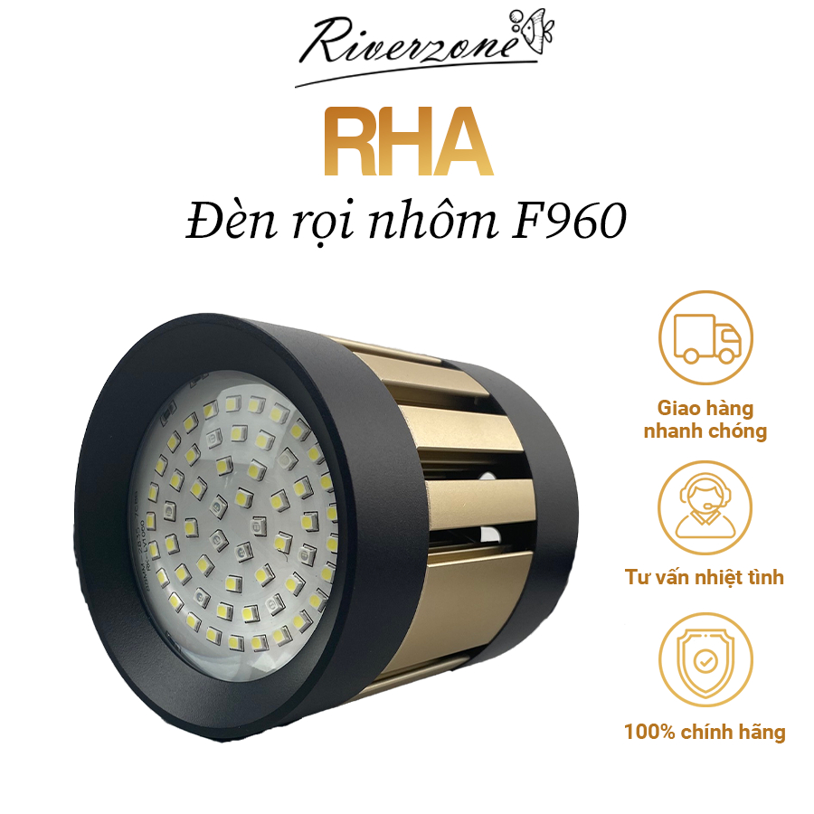 Đèn lon RHA F960, đèn thả treo,đèn thủy sinh có hẹn giờ,3 chế độ ánh ...