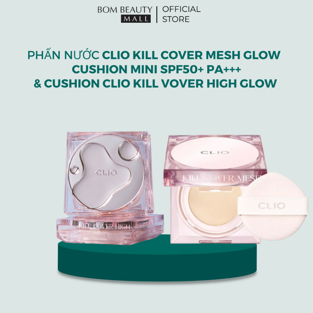 ( KÈM LÕI)Phấn Nước CLIO Kill Cover Mesh Glow Cushion SPF50+/PA ...