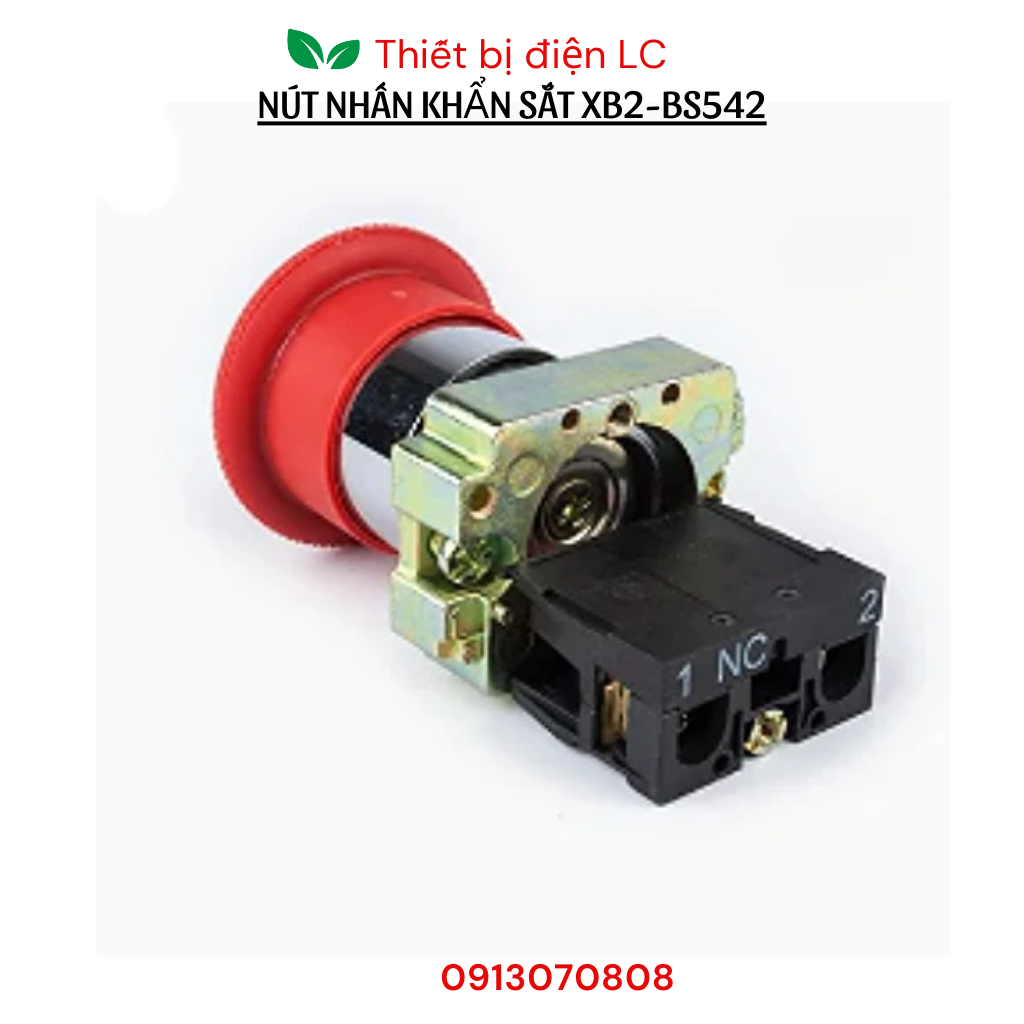 NÚT NHẤN KHẨN SẮT XB2-BS542 | Shopee Việt Nam