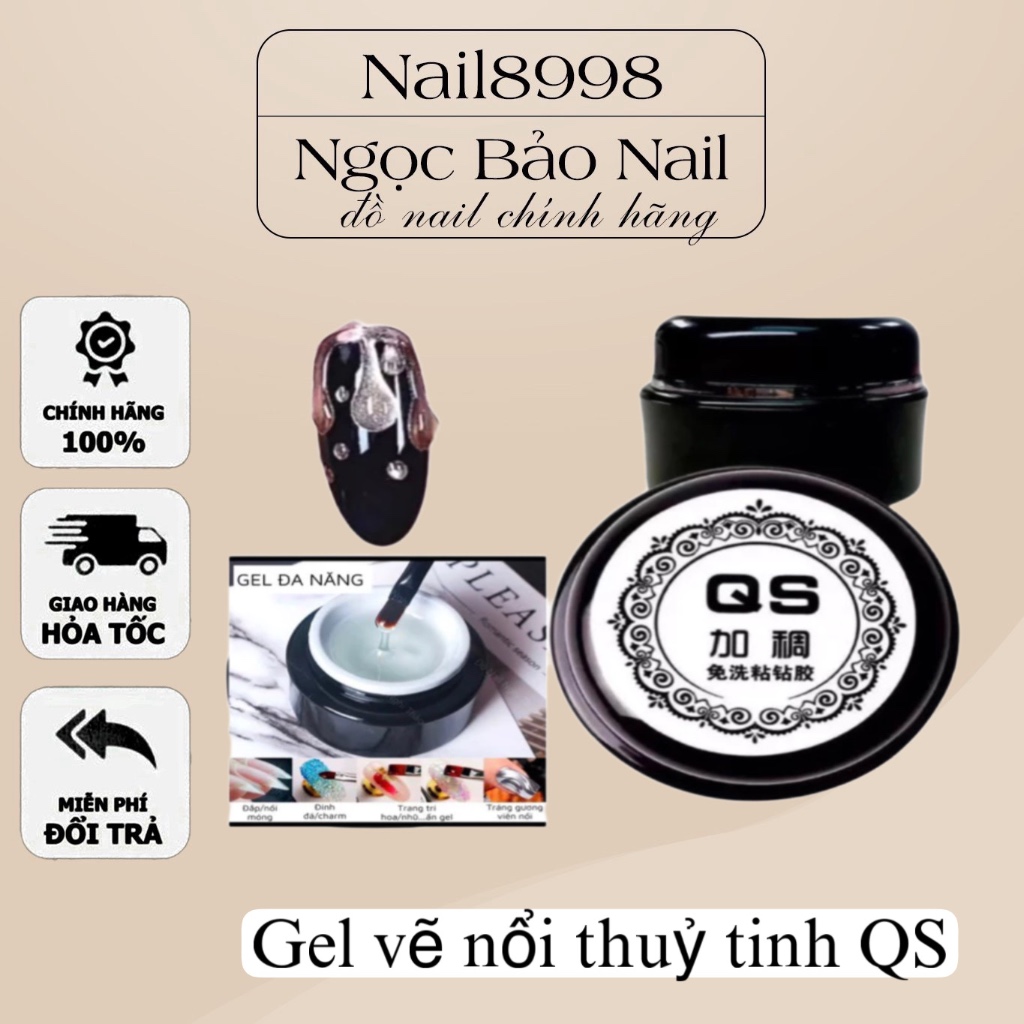 Gel Thuỷ Tinh QS Đặc Định Hình , Vẽ Nổi ( Hàng Chính Hãng ) | Shopee Việt Nam